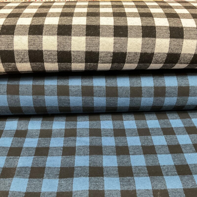 Checked Linen Fabric - Etsy