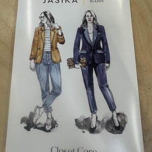 Closet Core Jasika Blazer Sewing Pattern - Etsy