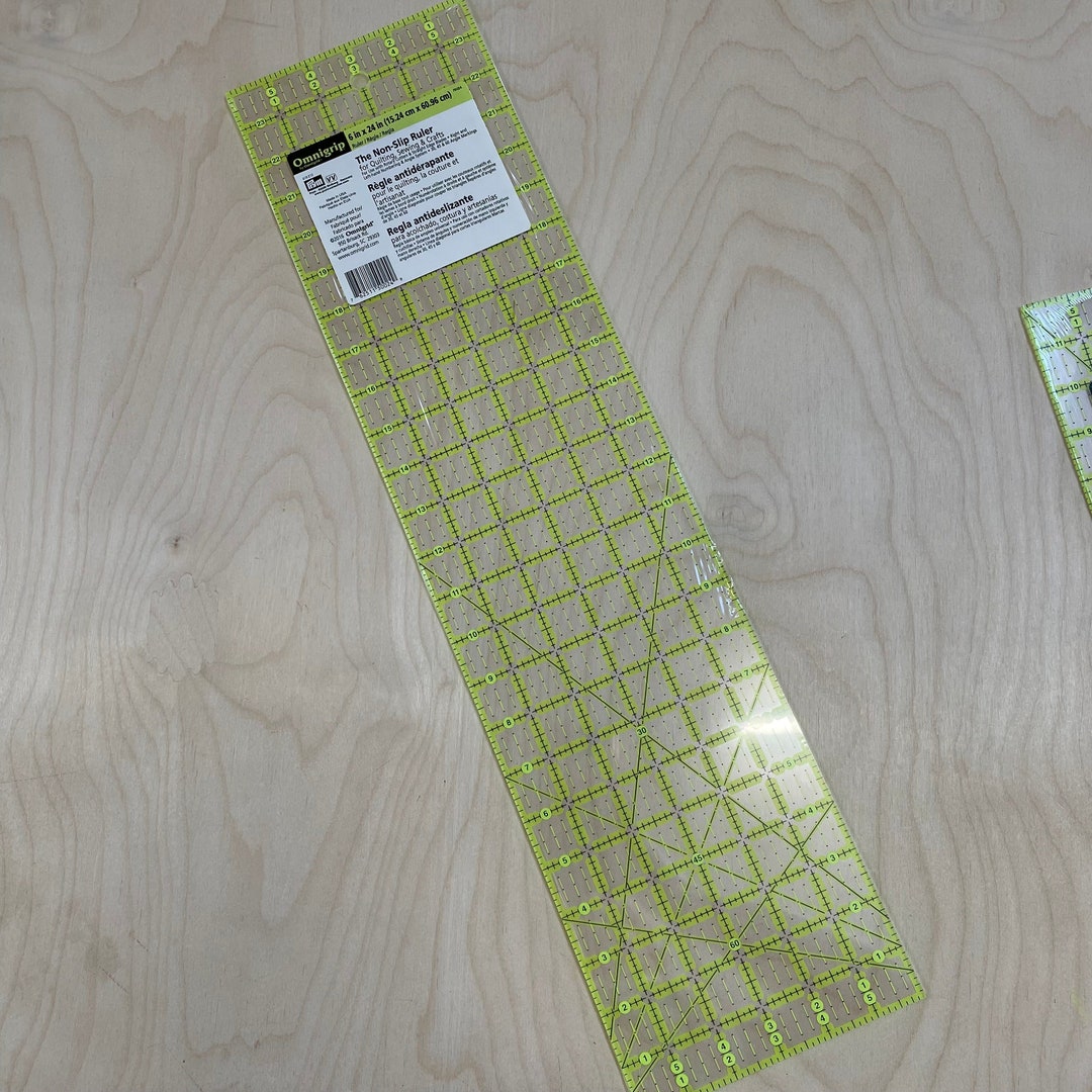 Omnigrip Quilting Ruler 6 X 24 Inch - Etsy