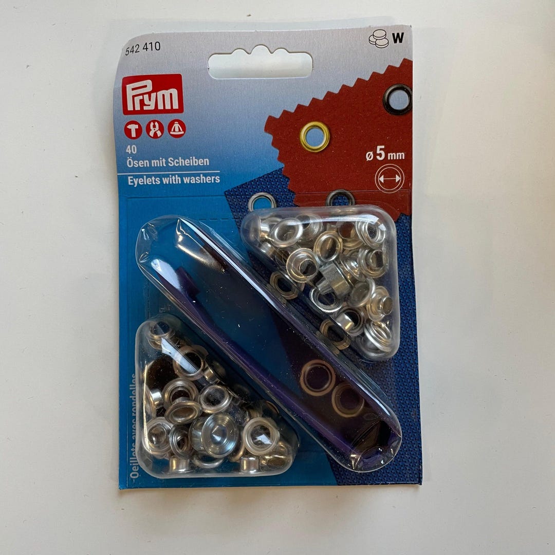 Prym Eyelets and Washers, 5mm, Silver-coloured - Etsy