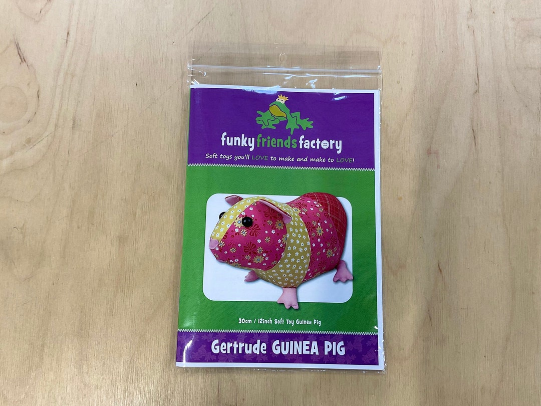 Gertrude Guinea Pig Funky Friends Factory Soft Toy Pattern - Etsy