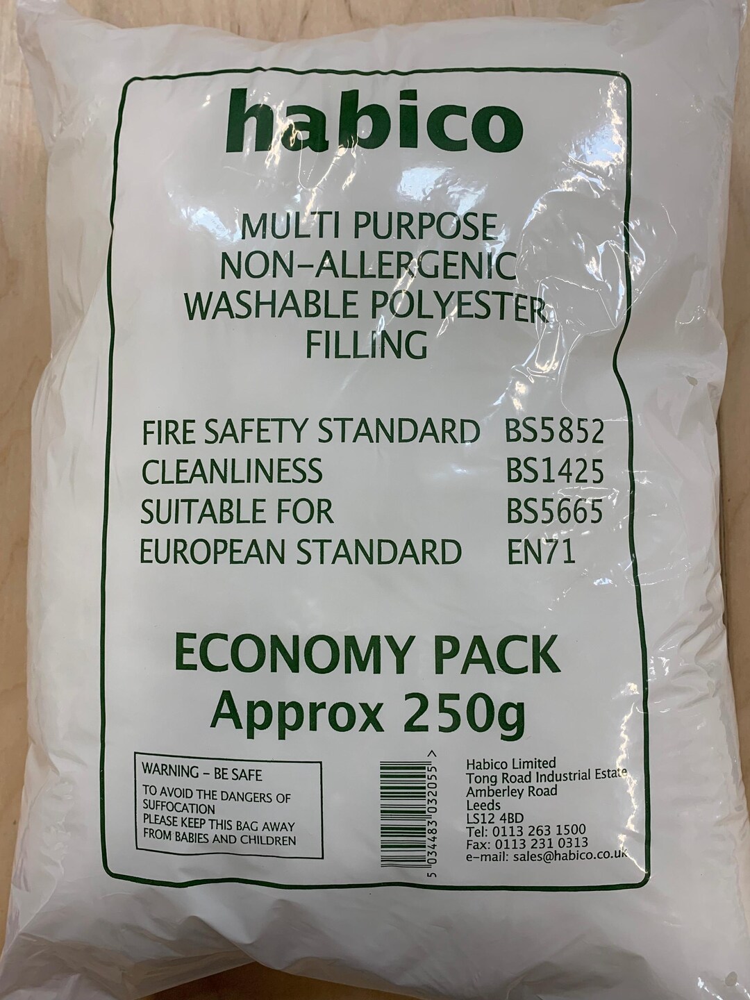 Habico 250g Multi Purpose Non-allergenic Polyester Filling - Etsy