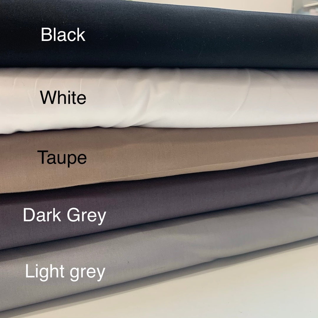 Solid Colour Cotton POPLIN - Etsy