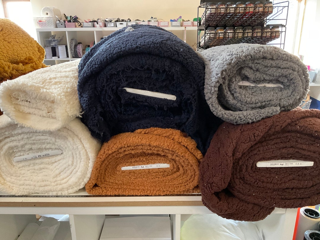 Teddy Sheep Fleece Regular Pile Various Colours - Etsy