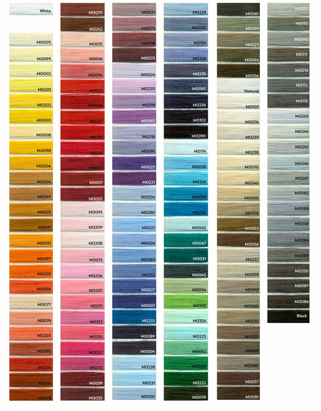 Coats Moon All Purpose Sewing Thread 1000 Yard/914.4m - Etsy UK