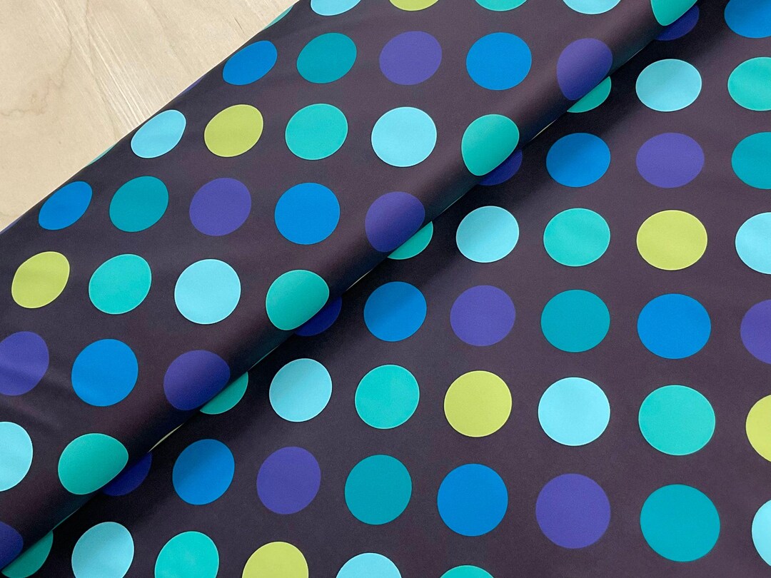 Spotty PU Raincoat Fabric - Etsy