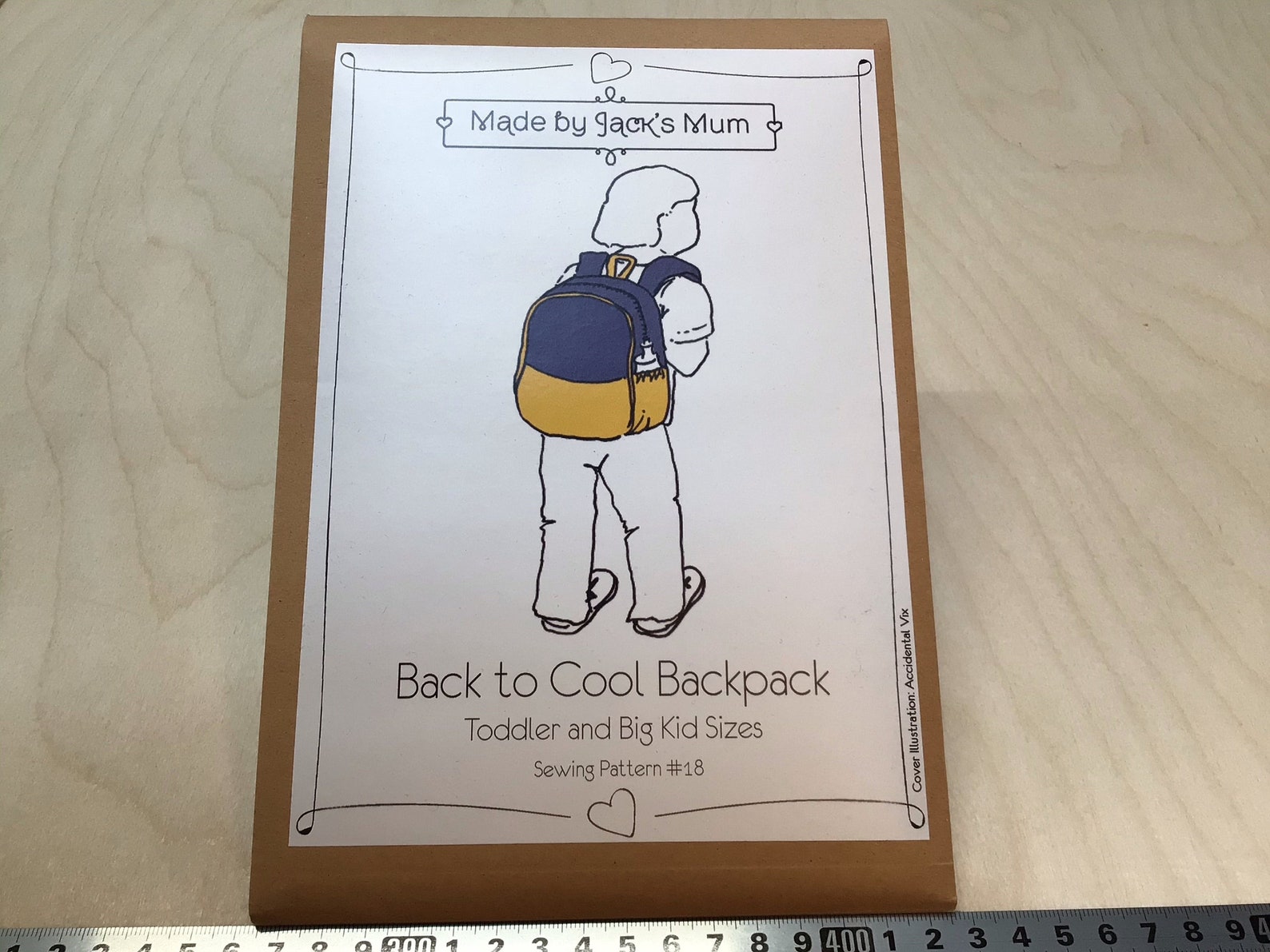 MBJM Back to Cool Backpack Paper Sewing Pattern - Etsy UK