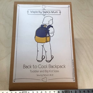 MBJM Back to Cool Backpack Paper Sewing Pattern - Etsy UK