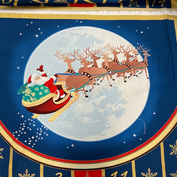 Fabric Advent Panel - Etsy