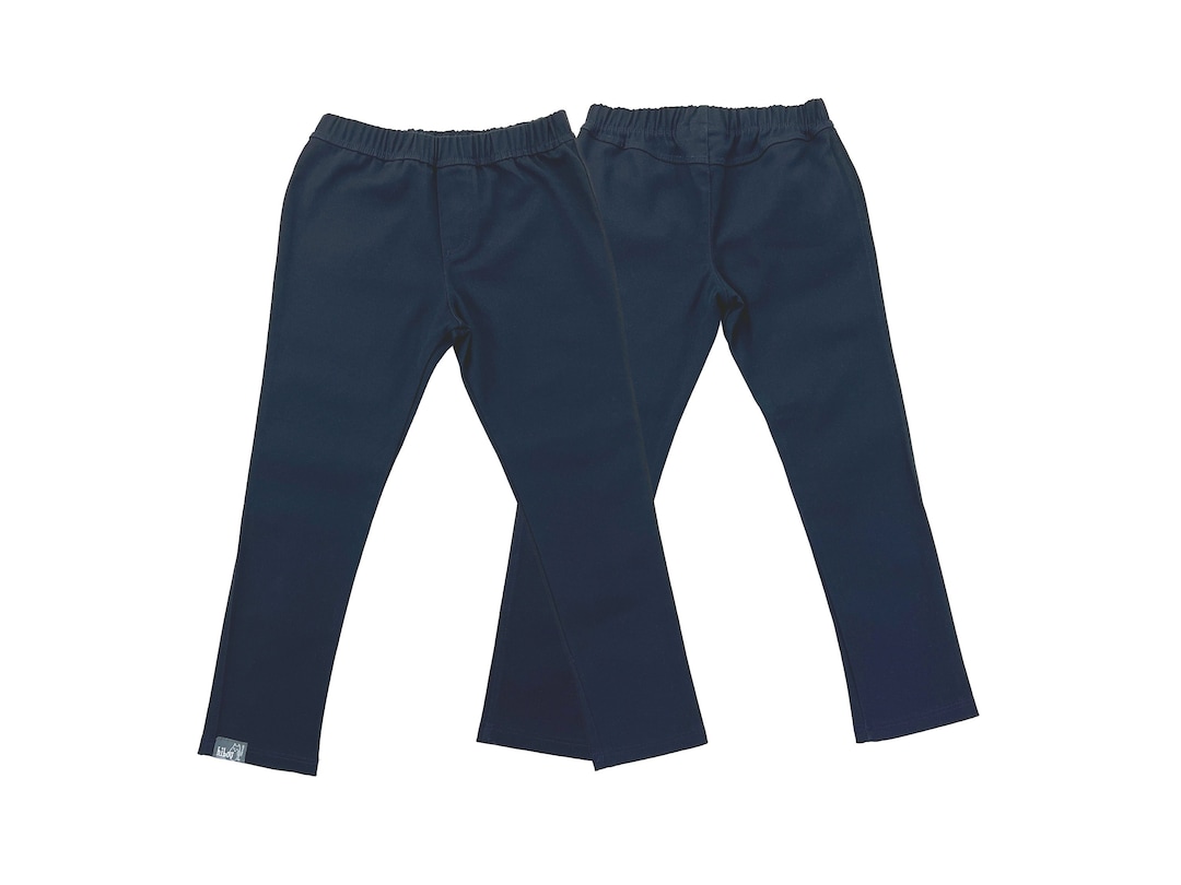 Girls Navy Uniform Pants// Girls Toddler Fitted Pants// Little Girls ...