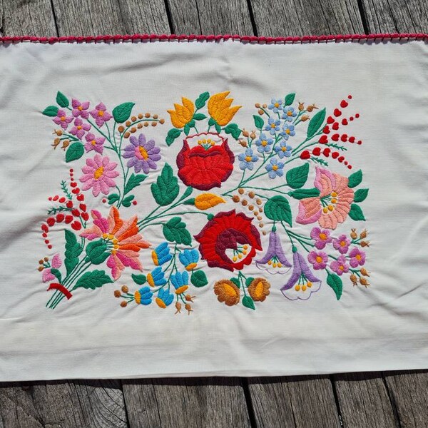 Hand Embroidered Pillow Cases - Etsy