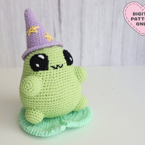 Frog Wizard Crochet Pattern Amigurumi PDF Cute Kawaii - Etsy