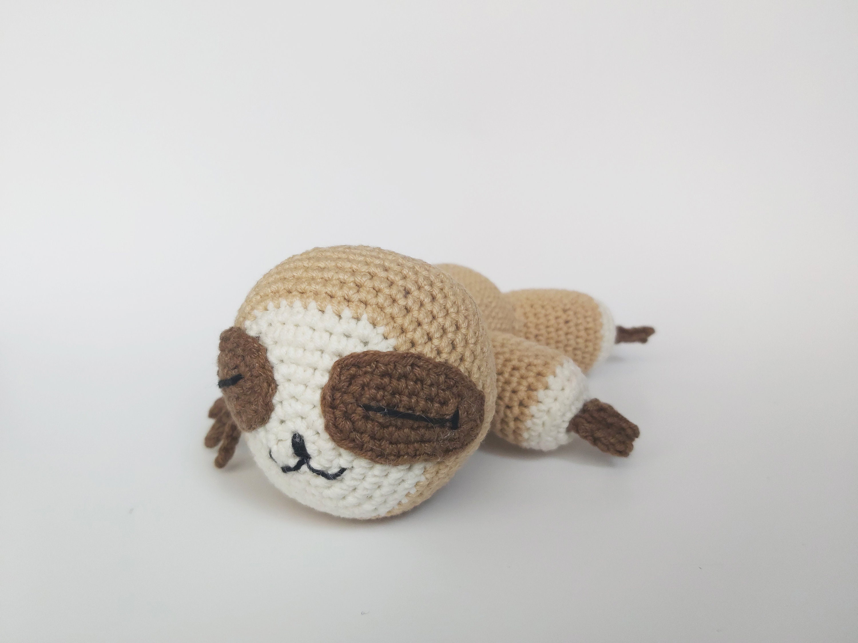 Sloth Amigurumi Crochet Pattern Tutorial Easy How To - Etsy
