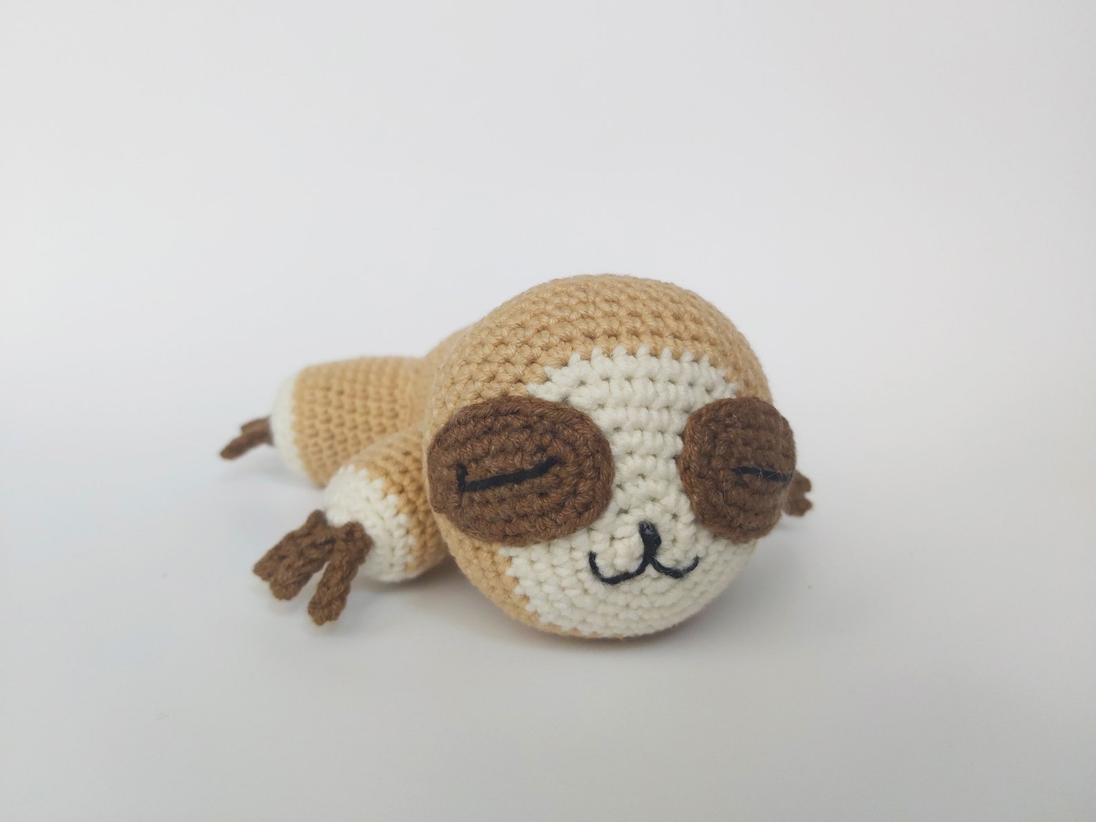 Sloth Amigurumi Crochet Pattern Tutorial Easy How To - Etsy