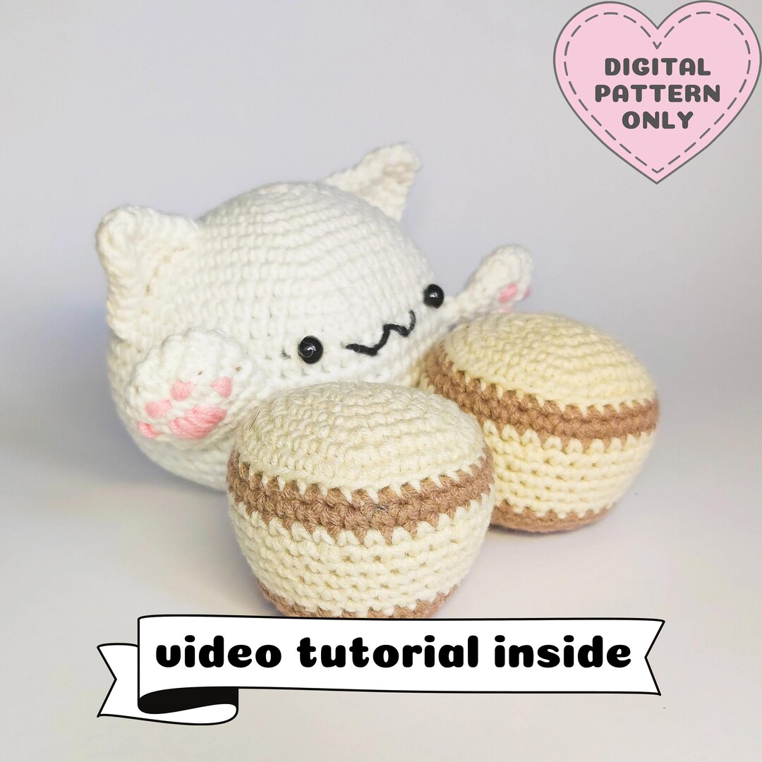 Bongo Meme Cat Crochet Pattern, Kawaii, Drummer Amigurumi, Amigurumi Pet Animals, DIY, Drums ...