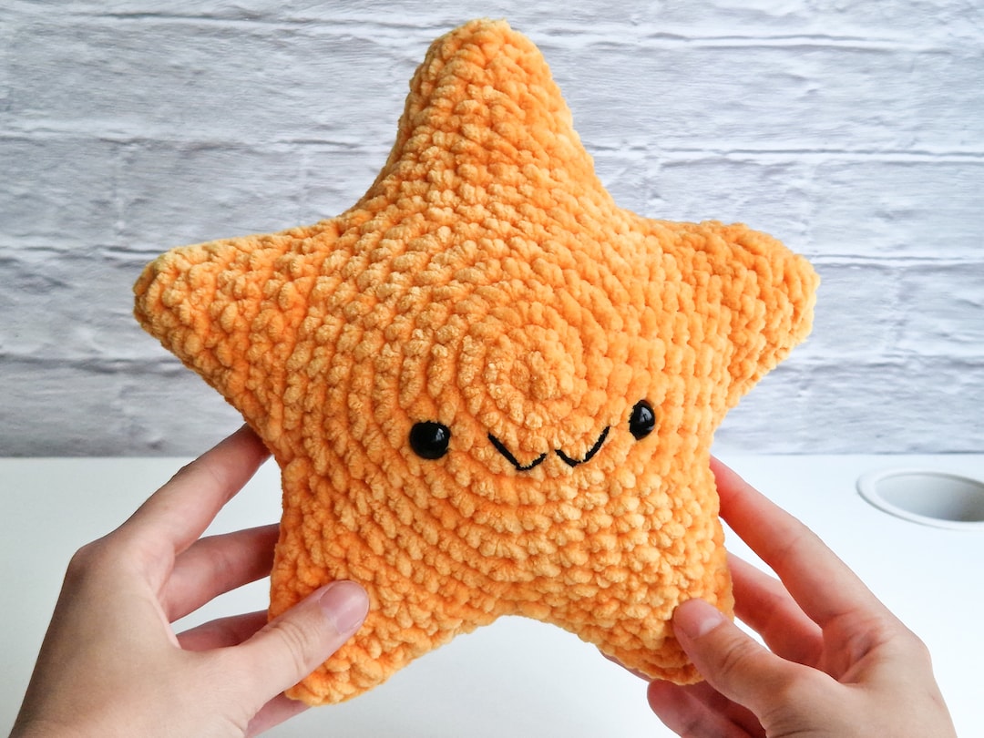Star Fluffy Crochet Pattern Amigurumi Star Kawaii Plush - Etsy