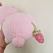 Strawberry Cow Crochet Pattern, Amigurumi, DIY, Velvet, Pink, Adorable ...