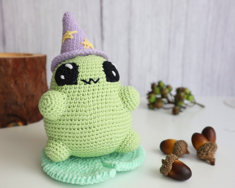 Frog Wizard Crochet Pattern Amigurumi PDF Cute Kawaii - Etsy