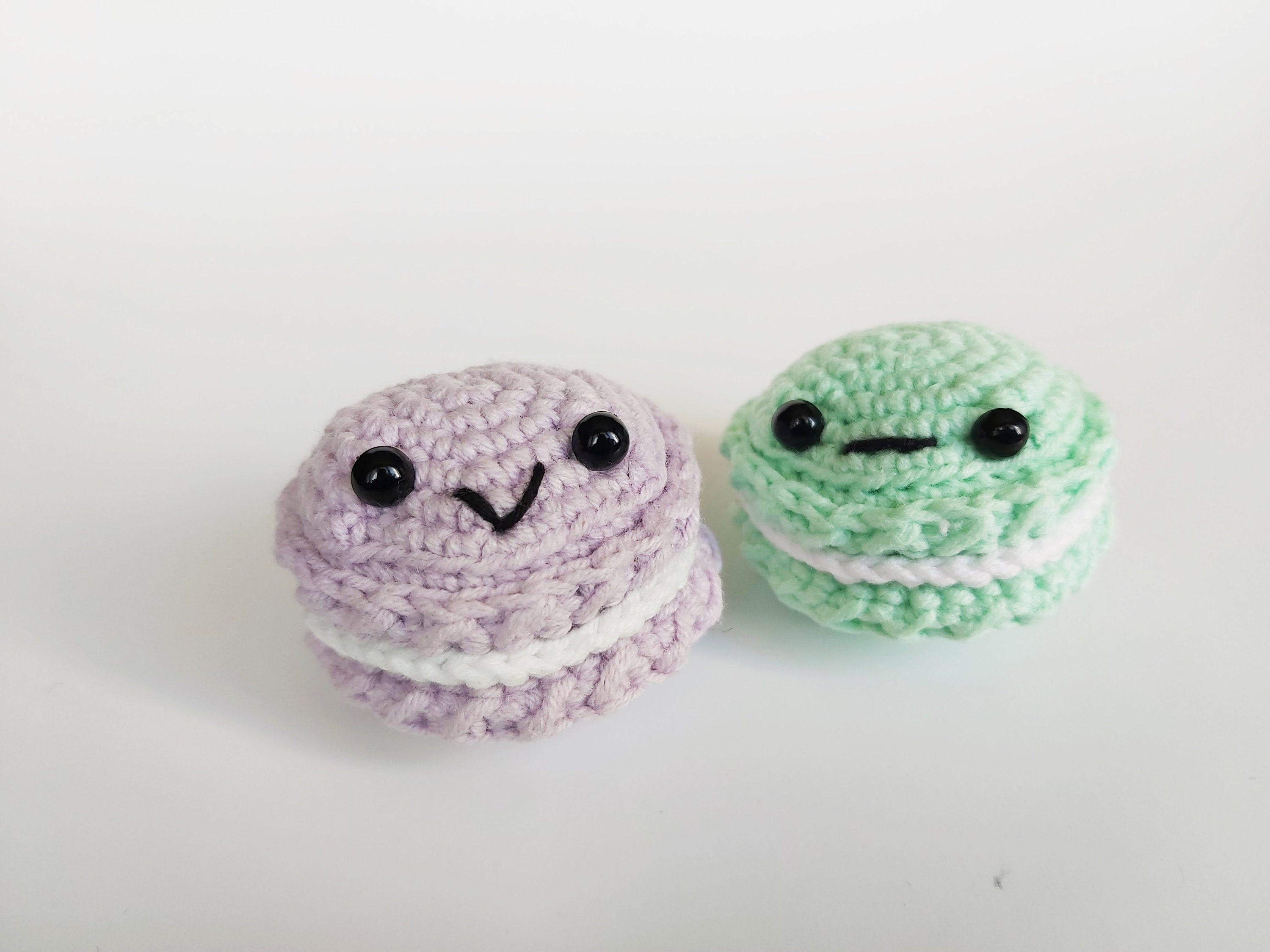 French Macarons Amigurumi Pattern Crochet Macarons Deserts | Etsy