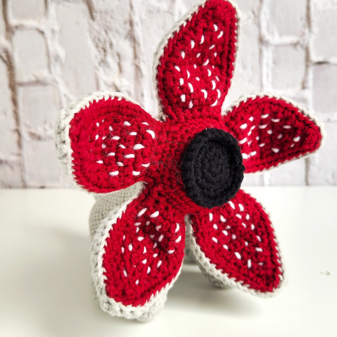 Demodog Crochet Pattern Demogorgon Amigurumi Monster Upside - Etsy