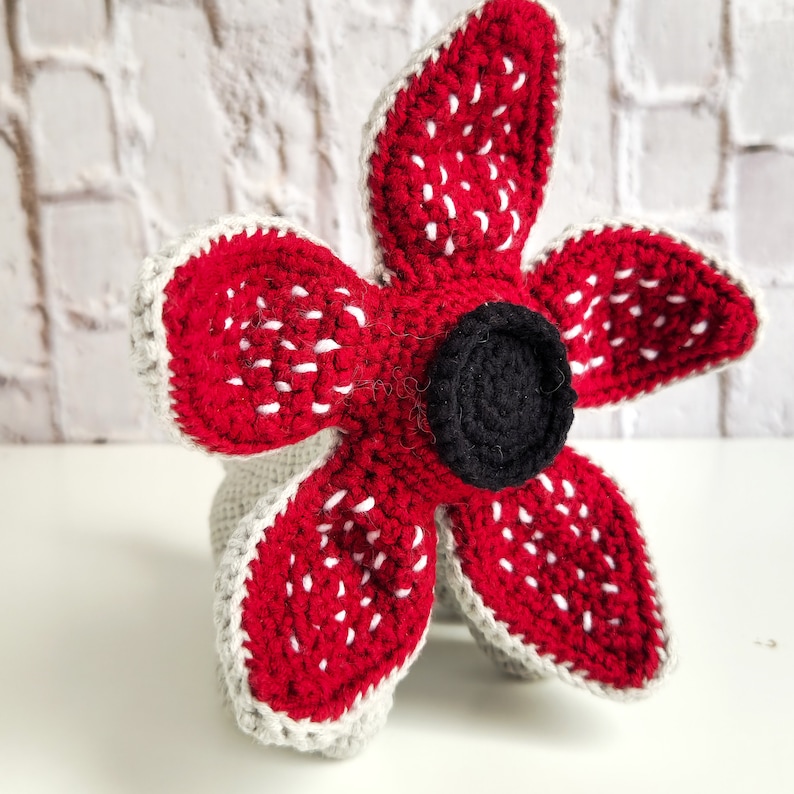 Demodog Crochet Pattern Demogorgon Amigurumi Monster Upside - Etsy