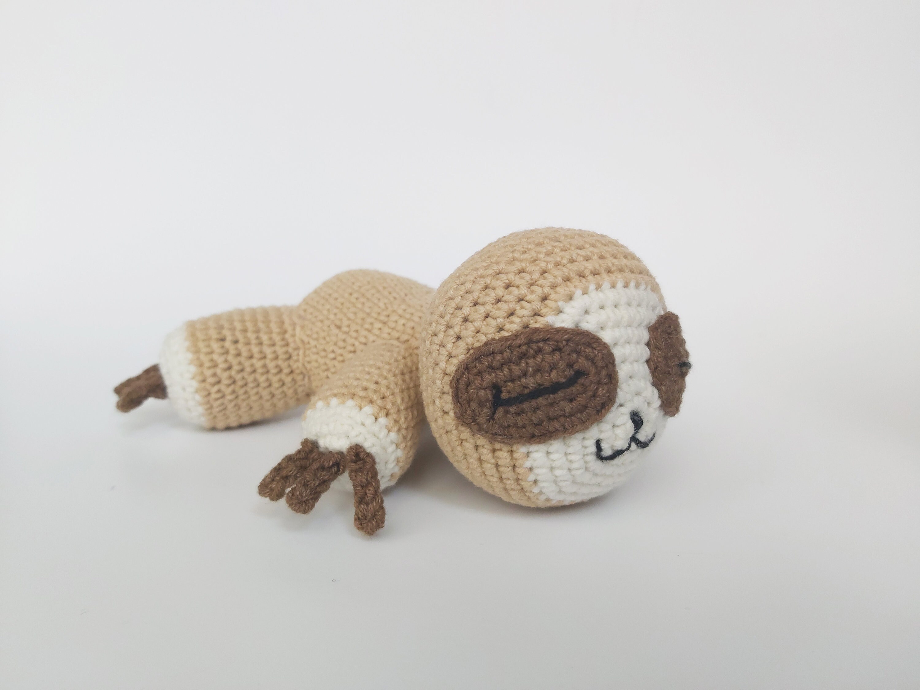 Sloth Amigurumi Crochet Pattern Tutorial Easy How To - Etsy