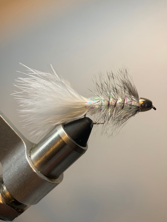 All White Cone Head Wooly Bugger Streamer - Etsy