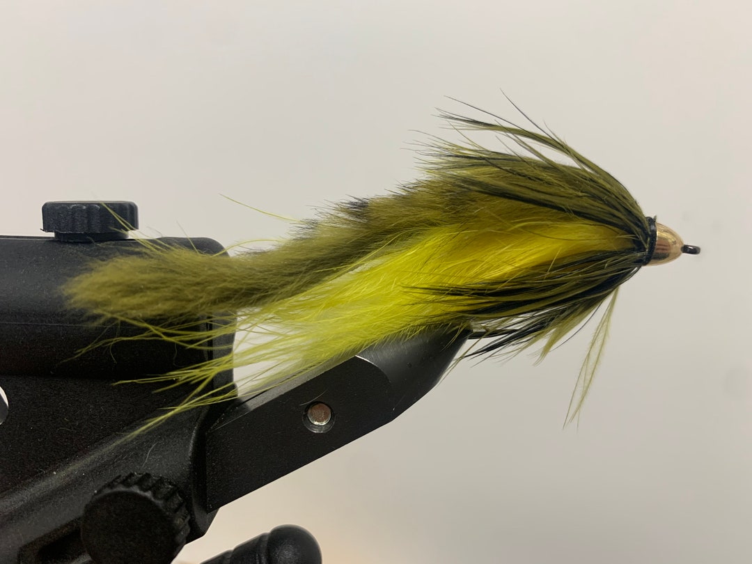 2 Pack of the Brave Flies Bluegill Pattern, Streamer, Bass Fly, Zonker ...