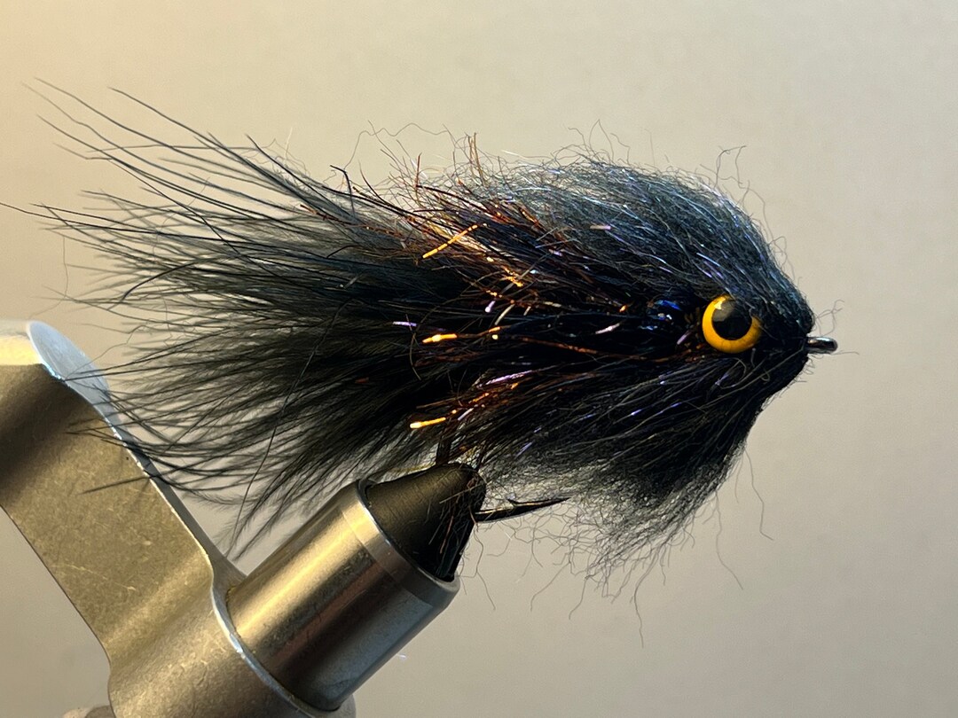 Smallmouth Bass Streamer Black - Etsy
