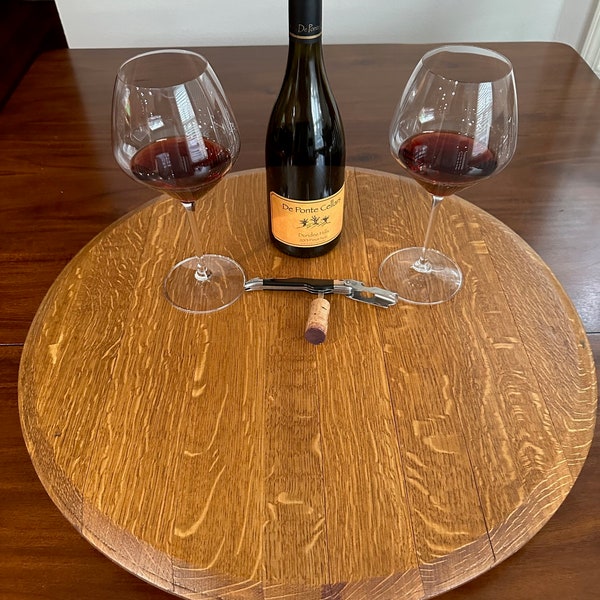 Wine Barrel Lazy Susan - Etsy
