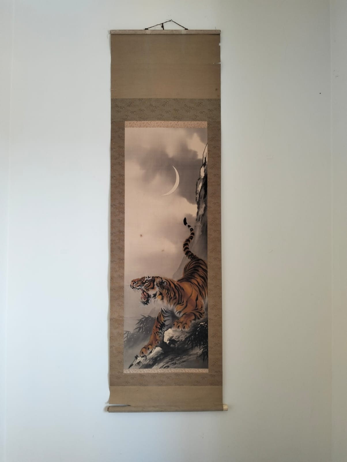Tiger Scroll Wall Painting,hanging Scroll,tiger Wall Decor,antique ...