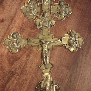 Antique Processional Christian Cross,religious Artifact, 15th Century ...
