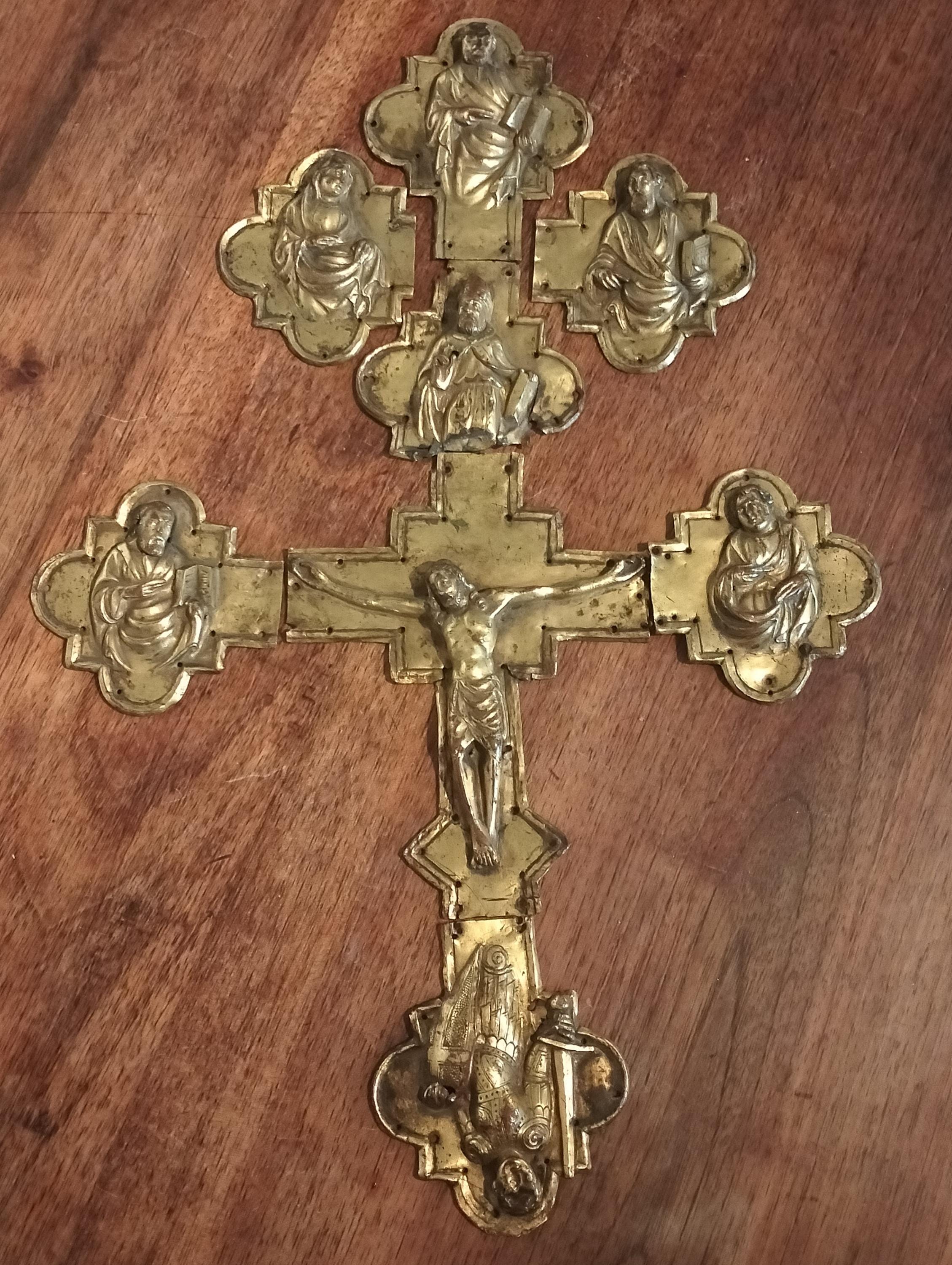 Antique Processional Christian Cross,religious Artifact, 15th Century ...