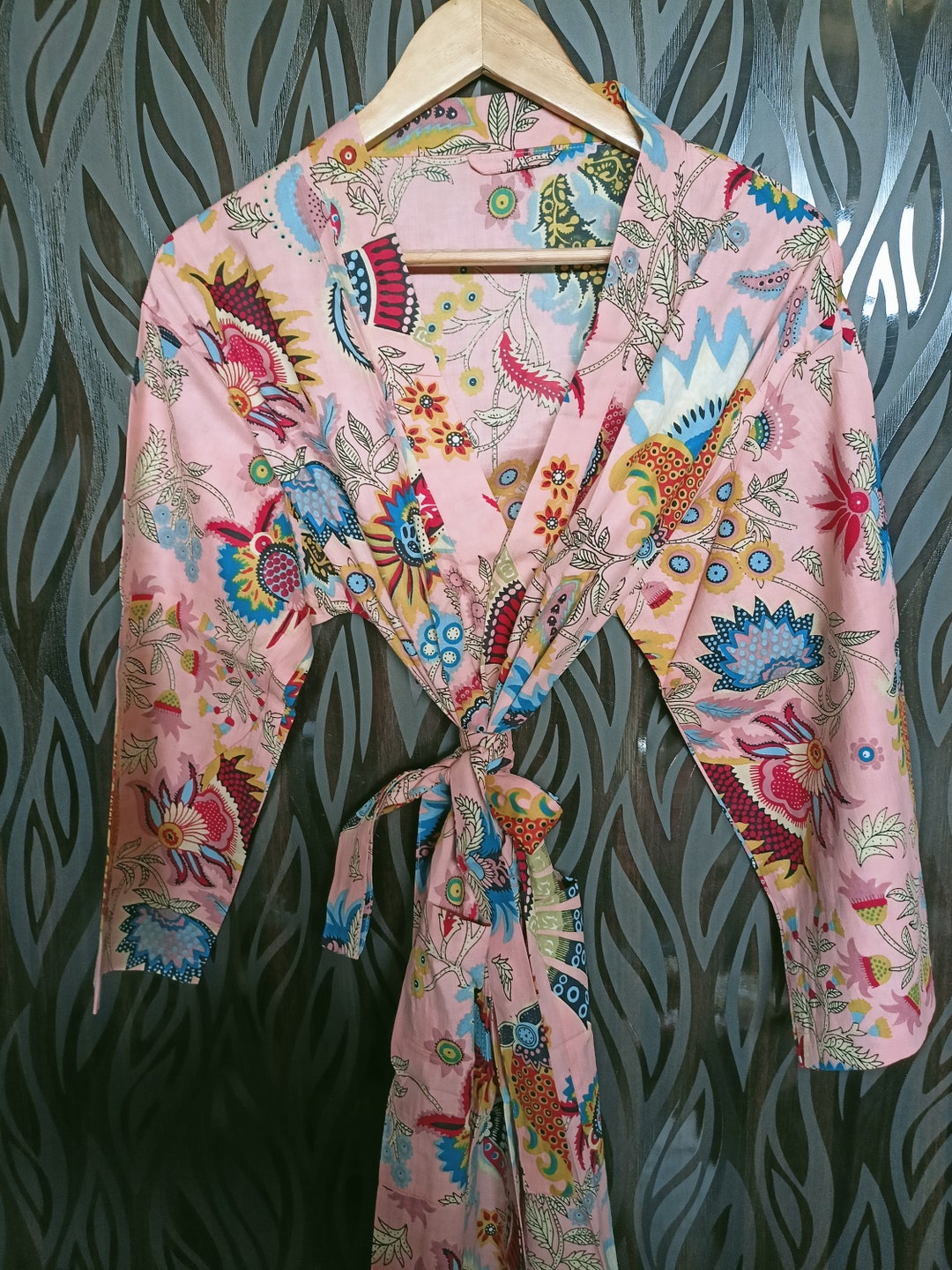 Cotton Kimono, Indian Women Wear Body Crossover, Bridesmaid Dressing ...