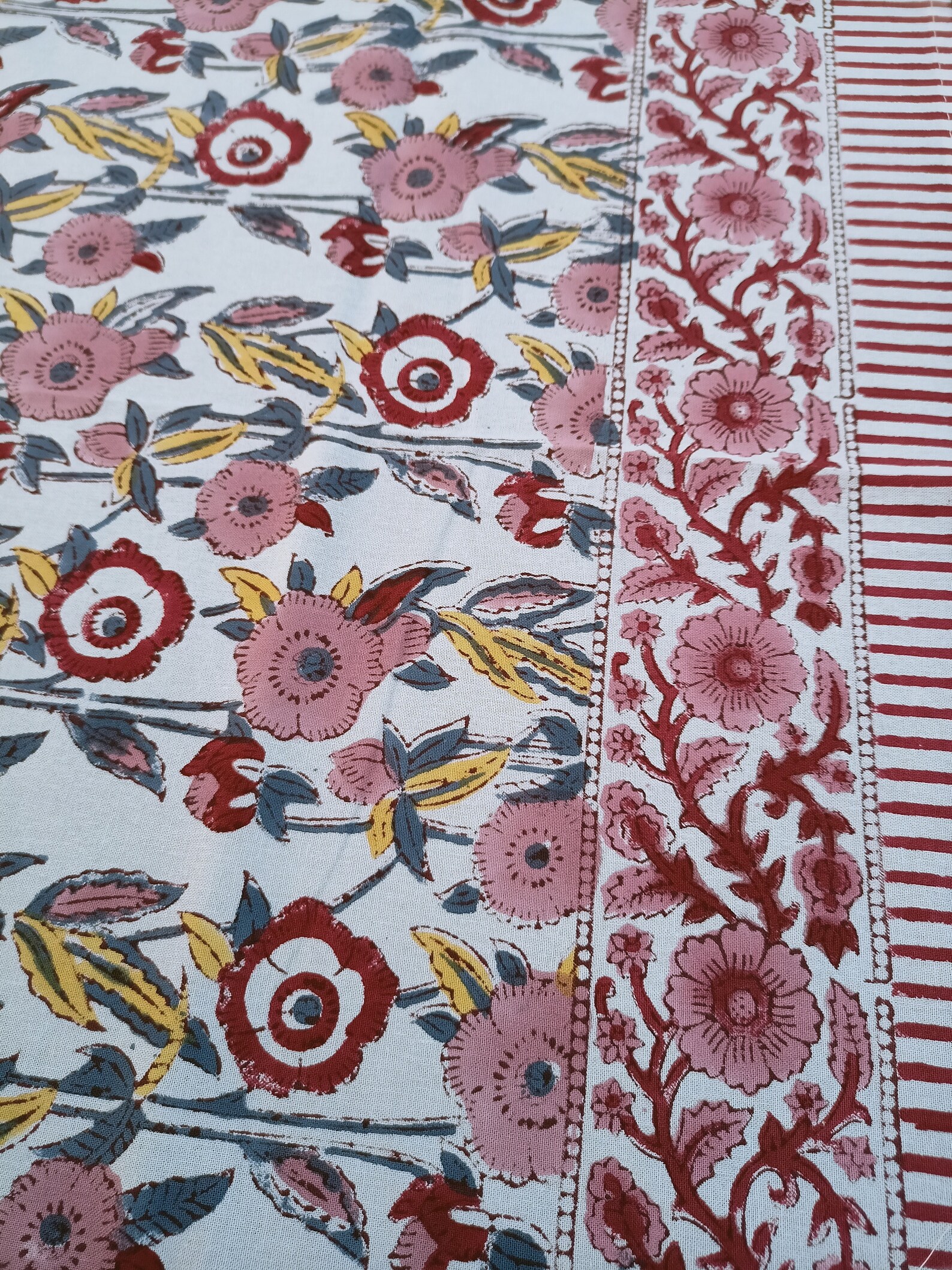 Floral Design Table Cloth Table Cover Tablecloth Block - Etsy
