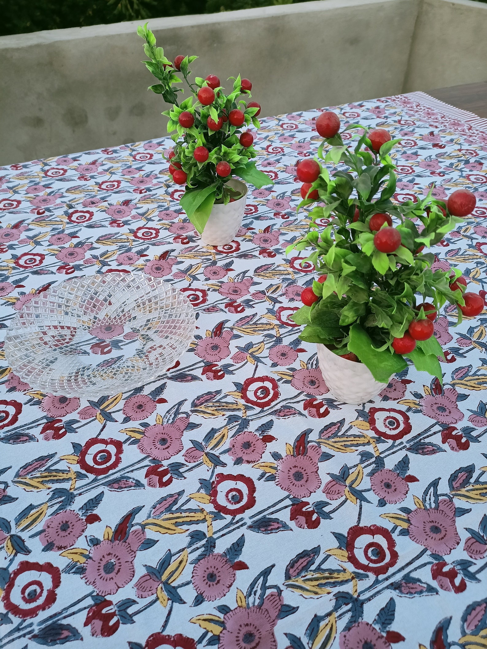 Floral Design Table Cloth Table Cover Tablecloth Block - Etsy