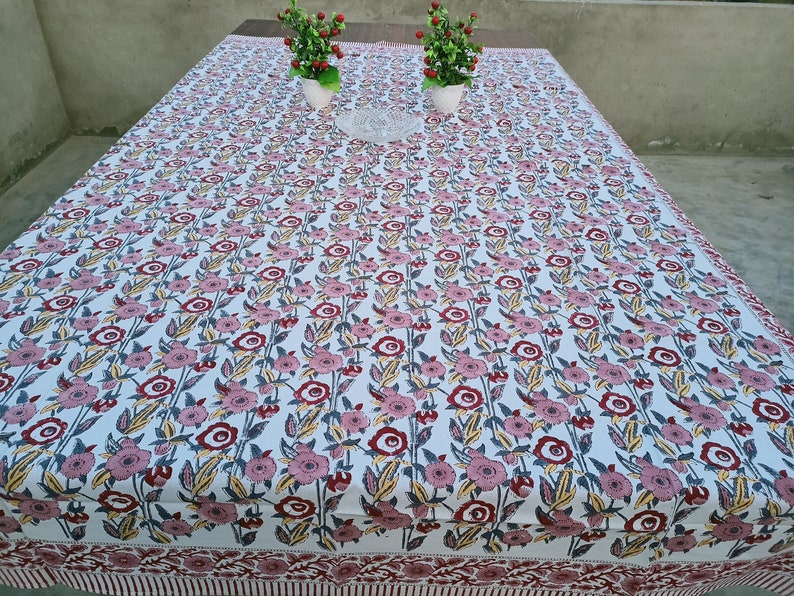 Floral Design Table Cloth Table Cover Tablecloth Block - Etsy