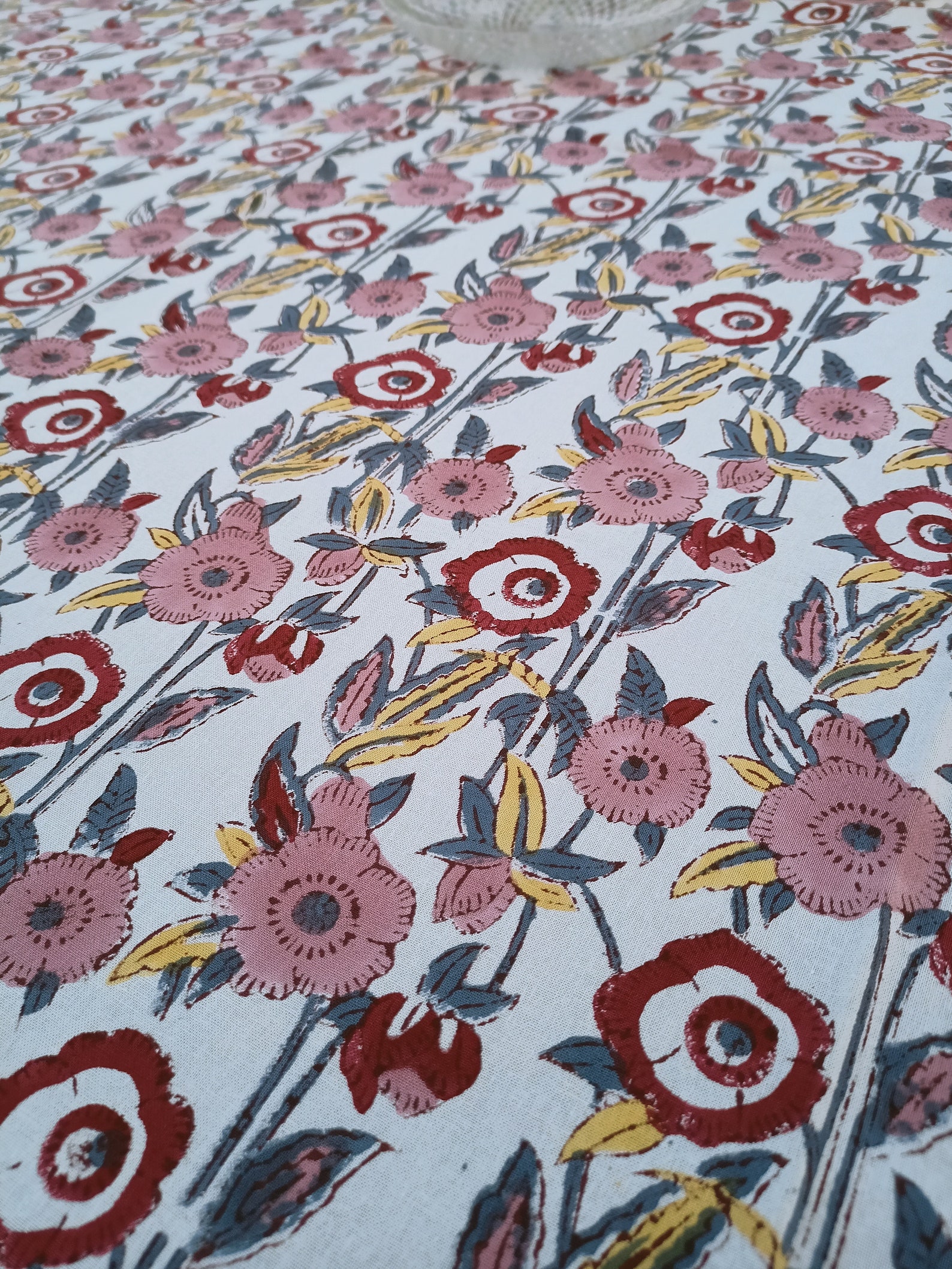 Floral Design Table Cloth Table Cover Tablecloth Block - Etsy