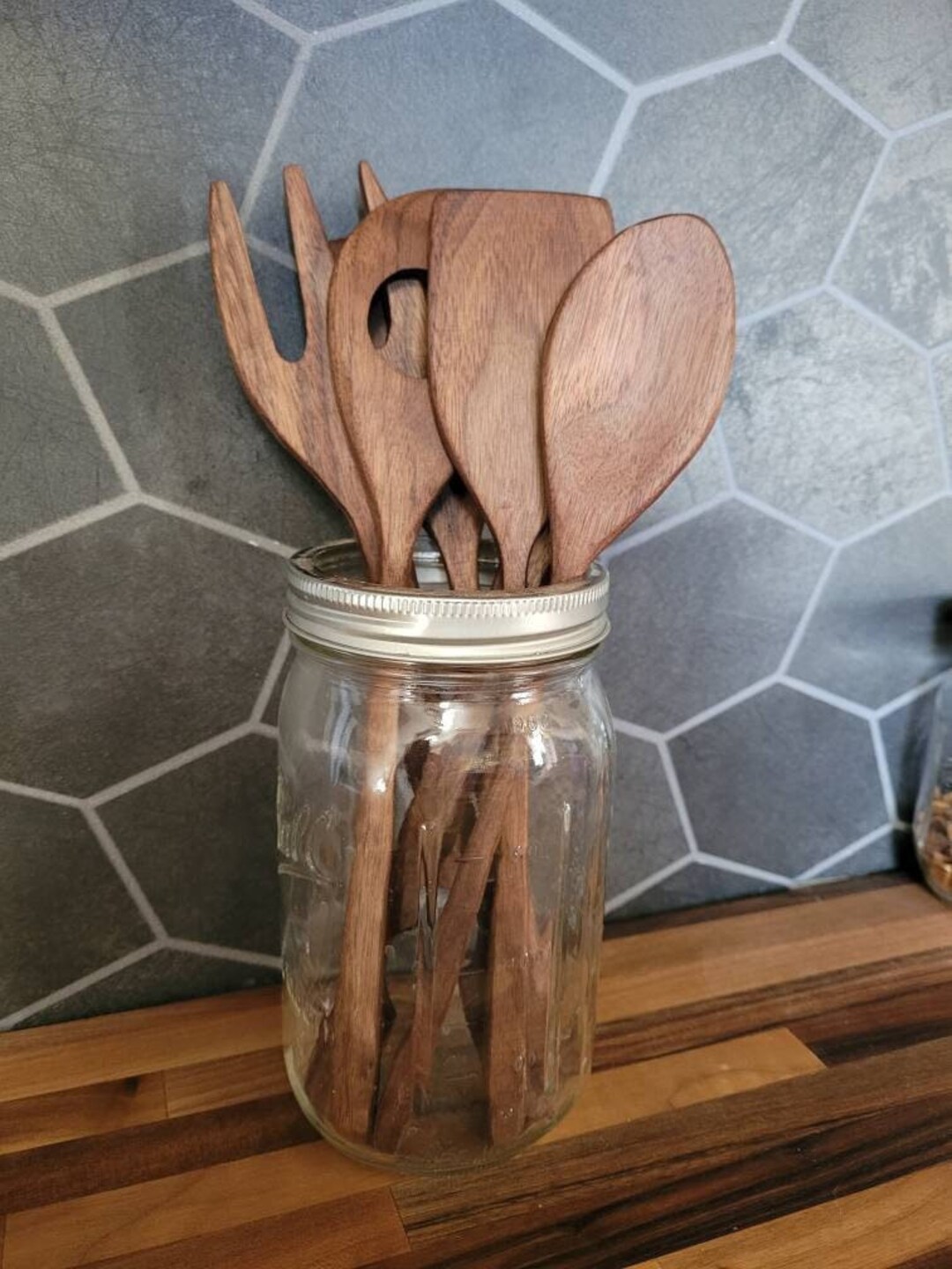 Handmade Wooden Spoons, Cooking Spoon, Hand Carved, Made in the USA ...