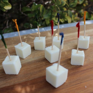 Fake White Cheddar Cheese Cubes set of 8 - Etsy