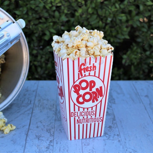 Spilled Box of Popcorn - Etsy