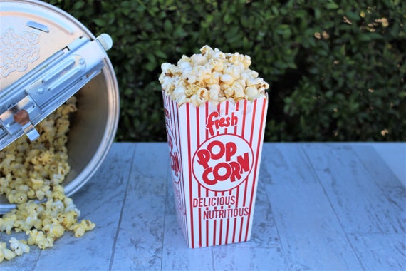 Box of Popcorn | Etsy