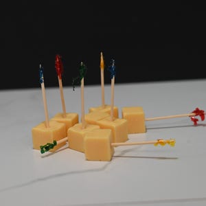 Fake Cheddar Cheese Cubes (set of 8) - Etsy