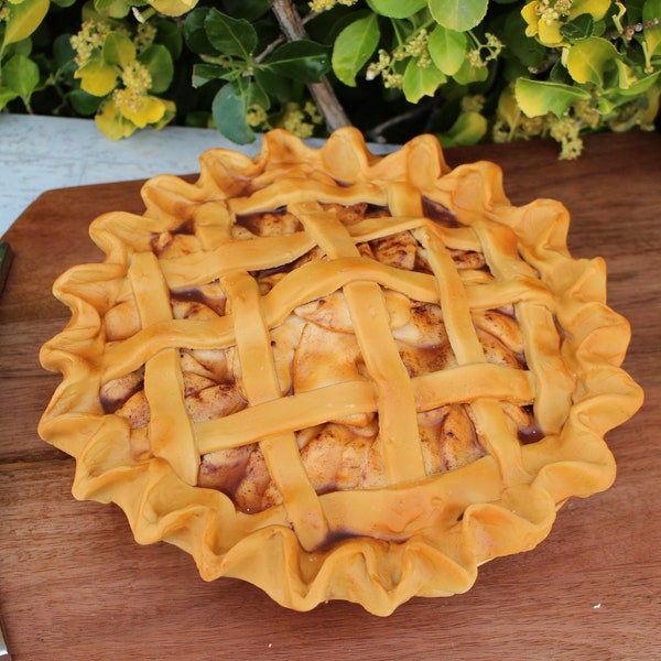 Artificial Apple Pie - Etsy