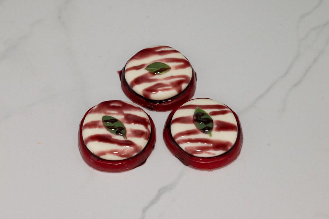 Fake Tomato Slices With Mozzarella (set of 3) - Etsy