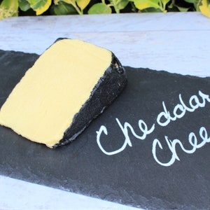 Fake Cheddar Cheese Wedge With Black Rind - Etsy