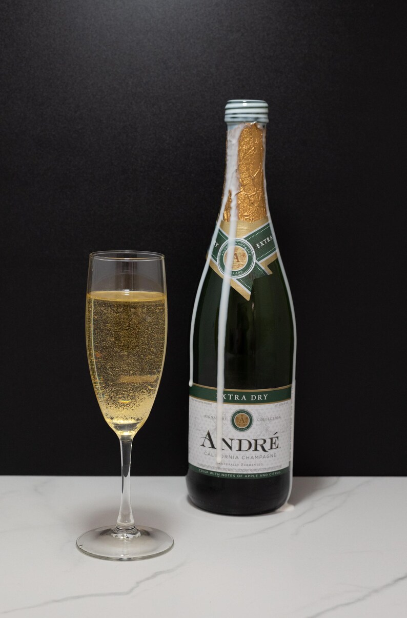 Glass of Fake Champagne - Etsy
