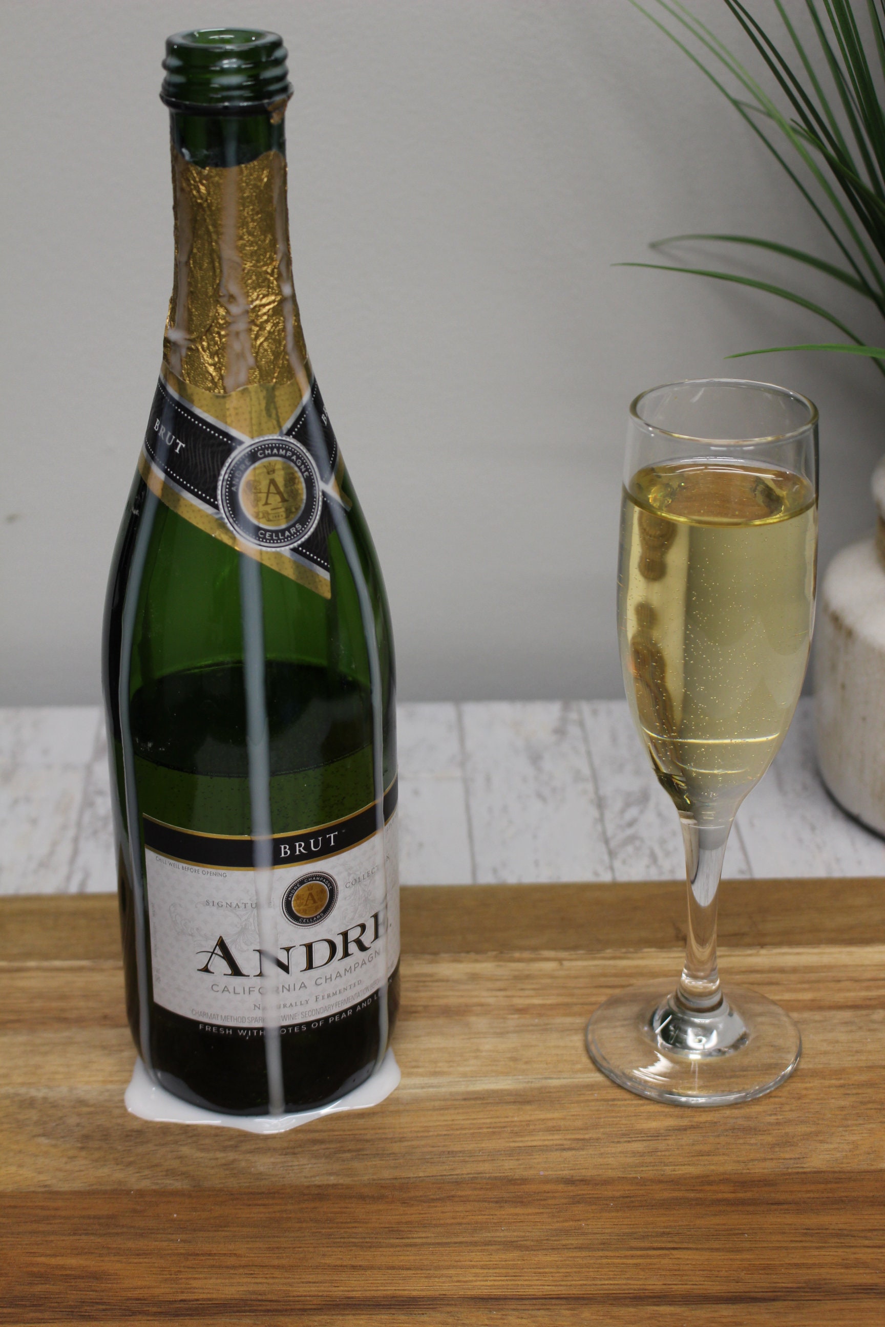 Filled Bottle of Fake Champagne - Etsy UK