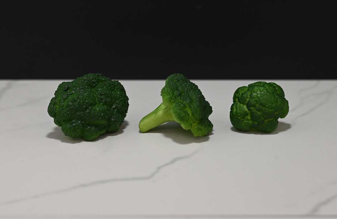 Fake Broccoli Florets (set of 3) - Etsy