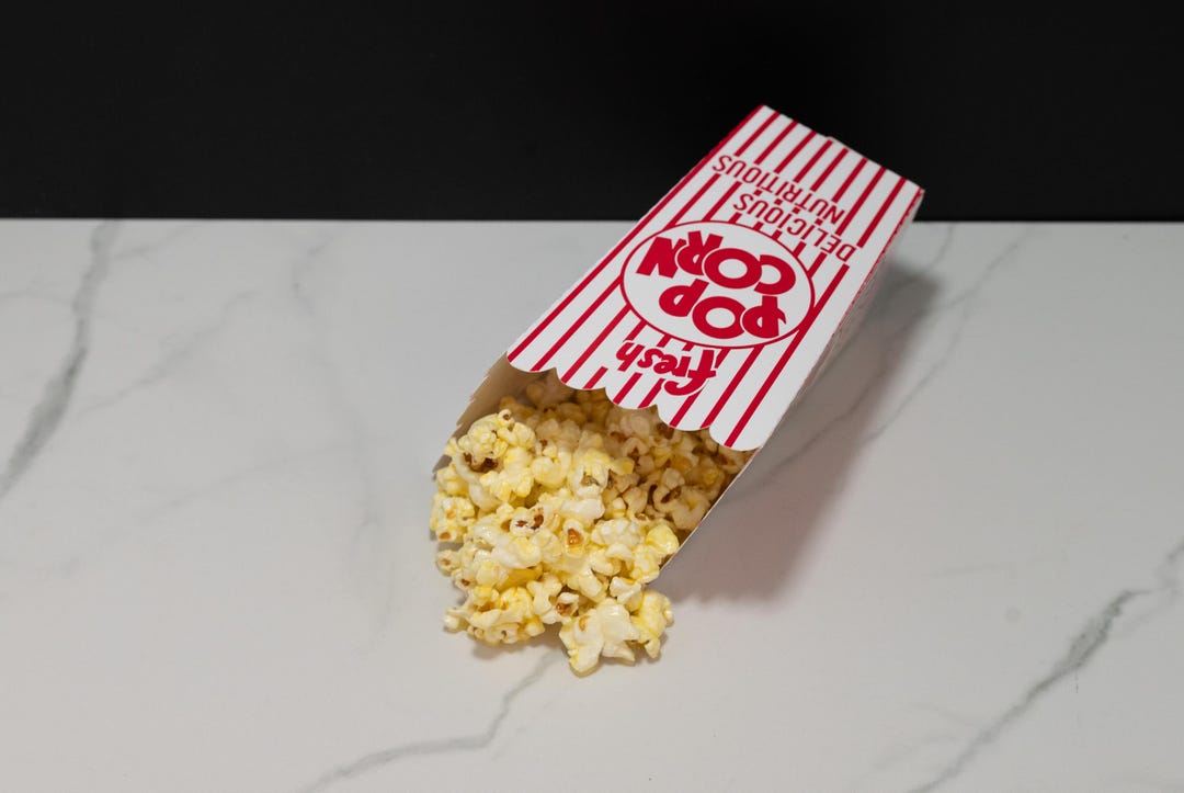 Spilled Box of Popcorn - Etsy